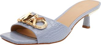 Michael Kors Damen Amal Kitten Sandal, Hellblau, 40.5 EU
