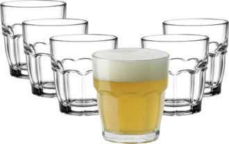 Bormioli Rocco Rock Bar Gl&auml;ser, 6 St&uuml;ck Juice Glass Juice Glass farblos