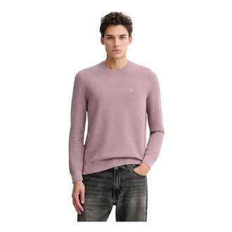 Marc O'Polo Pullover Regular mit feiner Piqu&eacute;-Struktur - - Knitwear - Herren - Rosa - XL