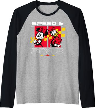 Disney Racing Minnie & Daisy Speed & Style Race Car Drivers Raglan