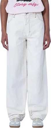 Story mfg. Story mfg., Homme, Jeans, Beige, Taille: L Pantalon en denim &agrave; jambes larges