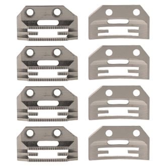 Angoily 8 St&uuml;ck N&auml;hmaschinen Transporteur mit Metall Zuf&uuml;hrz&auml;hnen und Nadelplatte Universelle Legierungsz&auml;hne f&uuml;r Regenschirm und Textilmaschinen Ger&auml;uschredu