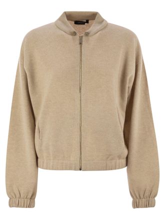 Fabiana Filippi Bomber Fabiana Filippi en platine avec épingles à billes