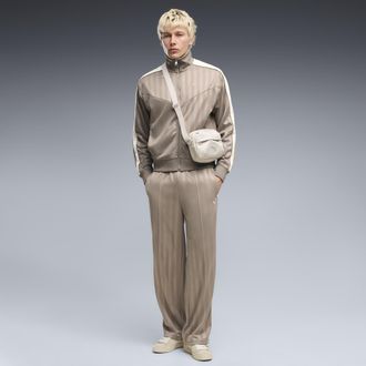 Puma Pantalon de surv&ecirc;tement d&eacute;contract&eacute; T7 Homme, V&ecirc;tements, Beige, XXL
