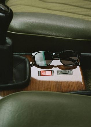 Mango Lunettes de soleil monture ronde noir - Homme - Taille unique - MANGO MAN