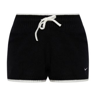 Nike Femme, Sport, Noir, Taille: 38 FR Shorts &agrave; logo