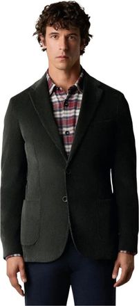 Brooks Brothers Homme, Vestes, Vert, Taille: 5XL Cotton Corduroy Blazer