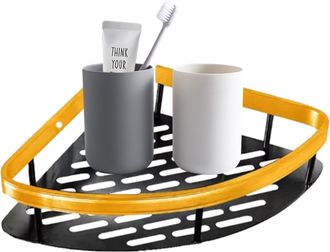 Generico Eckregal, -, Plattform-Organizer, Eckregal, Duschablage und Organisation für Badezimmer, Schlafzimmer, Wohnzimmer