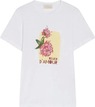 iBlues Femme, Tops, Blanc, Taille: 44 FR T-shirt Iblpagina
