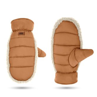 UGG AW UGGFLUFF Fäustling 2025 Chestnut, S/M