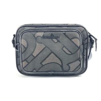 Burberry unisex, Pre-owned, Noir, Taille: ONE Size Pre-owned Toile sacs-ports-paule