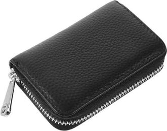 Hemoton Porte-cartes Femme Compact Zipp&eacute; Petit Portefeuille &Eacute;l&eacute;gant Capacit&eacute; &Eacute;tendue pour Cartes