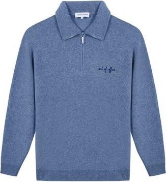 Maison Labiche Pull droit col montant en laine