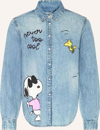 Princess Goes Hollywood Princess Goes Hollywood Jeansbluse Mit Schmucksteinen blau