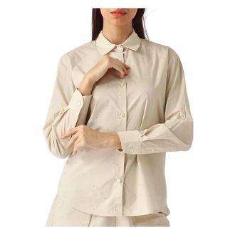 MC2 Saint Barth Meredith Langarmshirt - - Blouses & Shirts - Damen - Beige - S