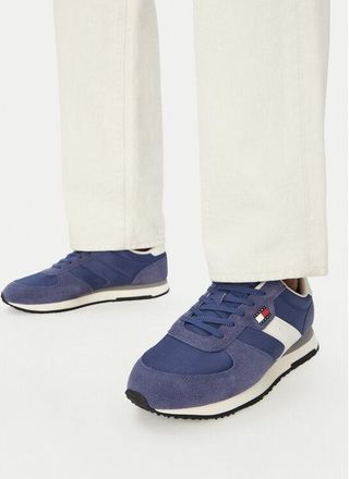 Tommy Jeans Sneakers Tjm Eva Runner Mix Material EM0EM01737 Blau