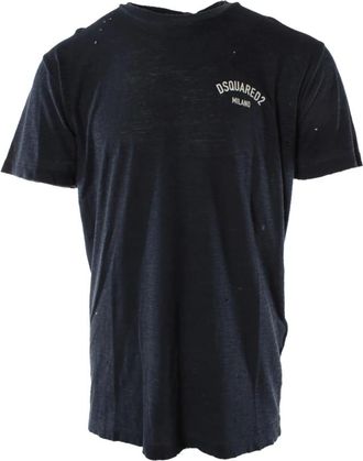 Dsquared2 Homme, Tops, Bleu, Taille: M Cool Fit Tee