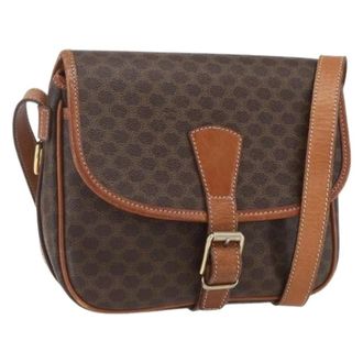 Celine Sac bandouli&egrave;re en plastique Pre-owned - Femme - Pre-owned - Brun - Taille: ONE Size