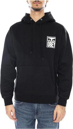 Obey Homme, Sweatshirts et sweats &agrave; capuche, Noir, Taille: L SweaT-shirts &agrave; capuche