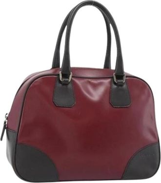 Prada Sac &agrave; main vintage doccasion - Femme - Pre-owned - Rouge - Taille: ONE Size