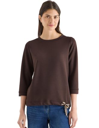 Cecil Soft Touch Shirt Macchiato Brown XS