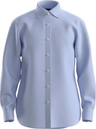 HUGO BOSS Homme, Chemises, Bleu, Taille: 2XL H-David Slim-fit Cotton Shirt