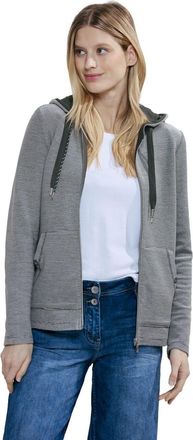 Cecil Damen Hoodie Sweatjacke strong khaki XS