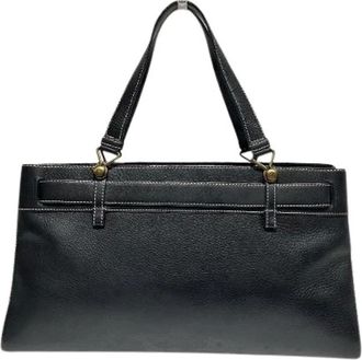 Dior Sac &agrave; main en cuir Pre-owned - Femme - Pre-owned - Noir - Taille: ONE Size