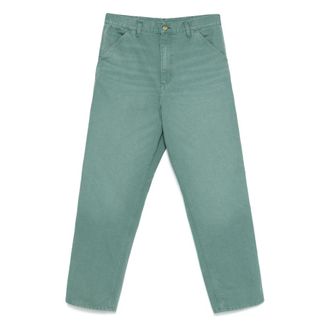Carhartt Work in Progress Single Knee Pant - - Jeans - Herren - Gr&uuml;n - W34 L32