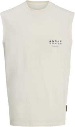 Jack & Jones Jcorecharge Front Branding Tank Top Débardeur lavant, Sweet Corn, XXL Hommes