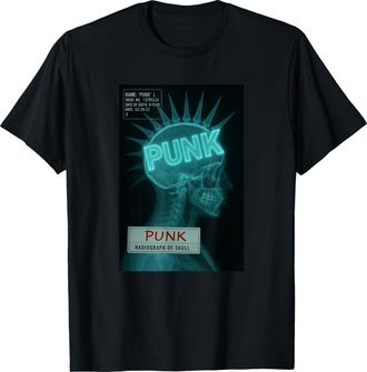 Tommy Design Punk RX X-Ray Totenkopf T-Shirt