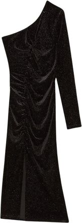 Patrizia Pepe Femme, Robes, Noir, Taille: 36 FR Robe Midi Paillet&eacute;e