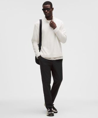 lululemon ABC Classic-Fit 5 Pocket Pant 32L Brushed Warpstreme f&uuml;r M&auml;nner - Gr&ouml;&szlig;e 29 in Black