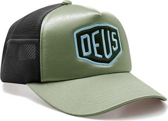 Deus Shield Luxx Trucker Casquette Kaki, vert, Taille unique