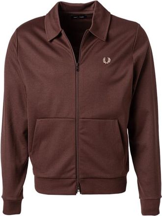 Fred Perry Herren Sweatjacke rot unifarben