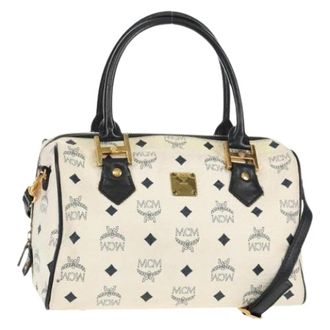 MCM Pre-owned Plastik Handtasche - - Pre-owned - Damen - Wei&szlig; - ONE SIZE