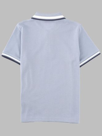 Moncler Modacrylic Blend Polo Shirt - Blue