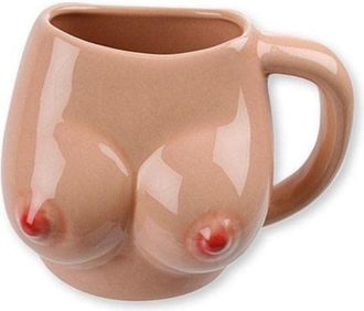 Out of the Blue 14/1996 Keramik-Becher, Brust, circa 10 x 10 cm