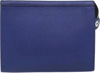 Louis Vuitton unisex, Pre-owned, Bleu, Taille: ONE Size Pochette voyage Pre-owned