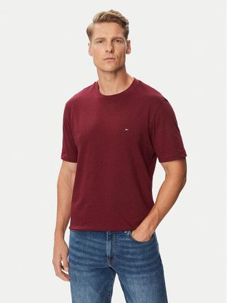 Tommy Hilfiger T-Shirt Ess Seasonal MW0MW39995 Dunkelrot Regular Fit