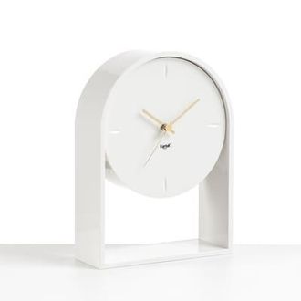 Kartell Horloge à poser LAir du temps - Blanc - Technopolymère thermoplastique - Designer Eugeni Quitllet