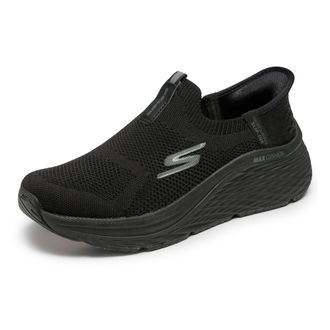 Skechers Damen Max Cushioning Elite 2.0 Eternal Sneaker, Black Textile/Black Trim, 39.5 EU