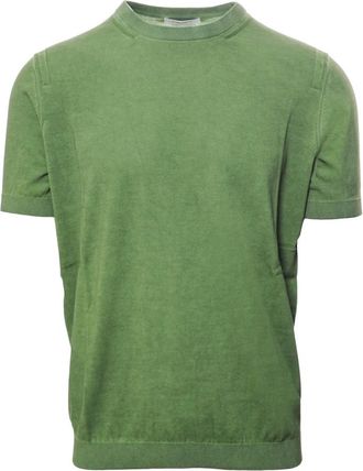 KANGRA Homme, Tops, Vert, Taille: XL Delave Knit T-shirt