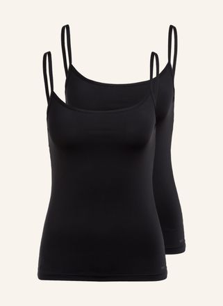 Skiny Skiny 2er-Pack Tops Advantage Micro schwarz