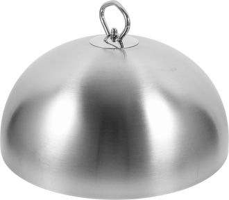 Hemoton Edelstahl Steak Cover Anti-ölspritzer Abdeckung Für Teppanyaki Und Grill Effizientes Kochwerkzeug Mit Praktischem Griff Für Restaurant Und Zuhause