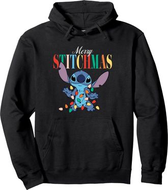 Disney Lilo And Stitch Merry Stitchmas Pullover Hoodie
