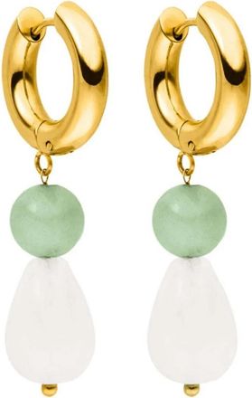 Purelei Ohrringe - Ohrringe Clear Quartz Drop - Gr. unisize - in Gold - für Damen