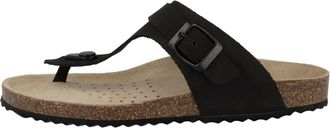 Geox Mädchen Brionia Sandal, Schwarz, 39 EU