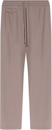 Dolce & Gabbana Homme, Pantalons, Rose, Taille: XL Virgin Wool Pantalons