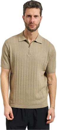 A|X Armani Exchange Homme, Tops, Beige, Taille: M AX Knit Polo